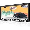 Amazon.com: Beach License Plate Frame Seas The Day Plate Holder | Cute ...