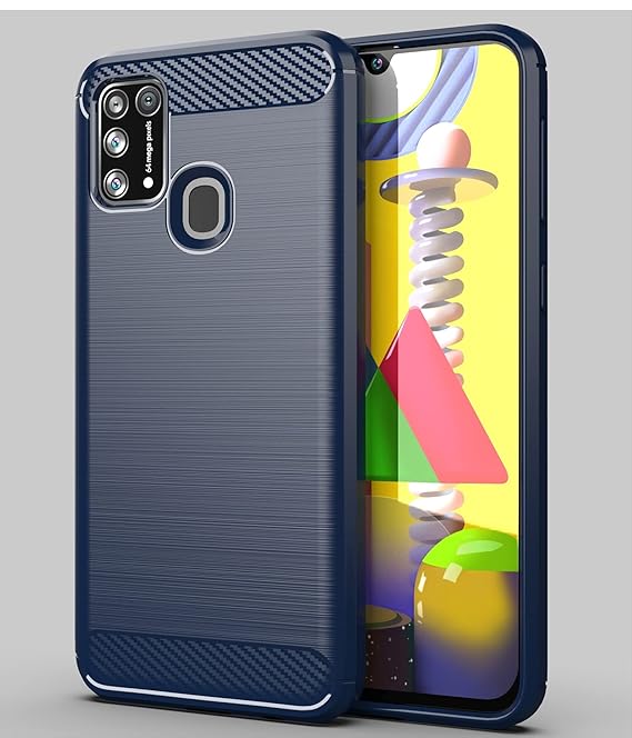 Samsung M31 Mobile Back Case, Cover Soft Carbon TPU: Amazon.in: Electronics