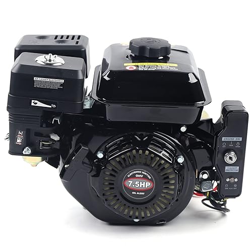 7.5 HP Go Kart Engine 212cc 4 Stroke Gas Engine Recoil/Electric Start ...