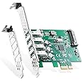 Amazon.com: Binardat PCIE to 4 Ports USB 3.0 Expansion Card, Self ...