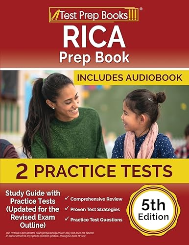 RICA Prep Book 2025-2026: Study Guide with 2 Practice Tests (Updated ...