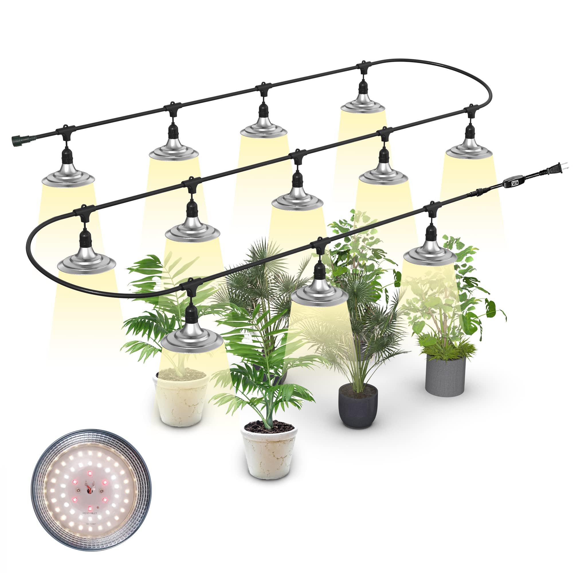 Mua Danshinro Outdoor Grow Lights for Greenhouse, UL Certified IP44 ...