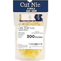 Cut Nic 8 Hole Cigarette Filters - Bulk Economy Pack (600 Filters Total ...