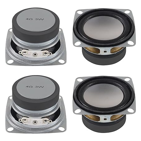 Mua ACEIRMC 4PCS 2" 4Ohm 3W DIY Small Full Range Audio Speaker Stereo Woofer Loudspeaker for ...