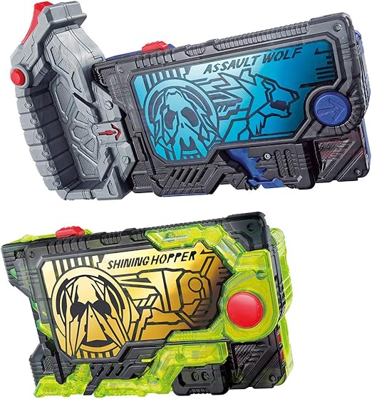 Bandai DX Shining Hopper Progrise Key & Assault Wolf Progrise Key Set ...
