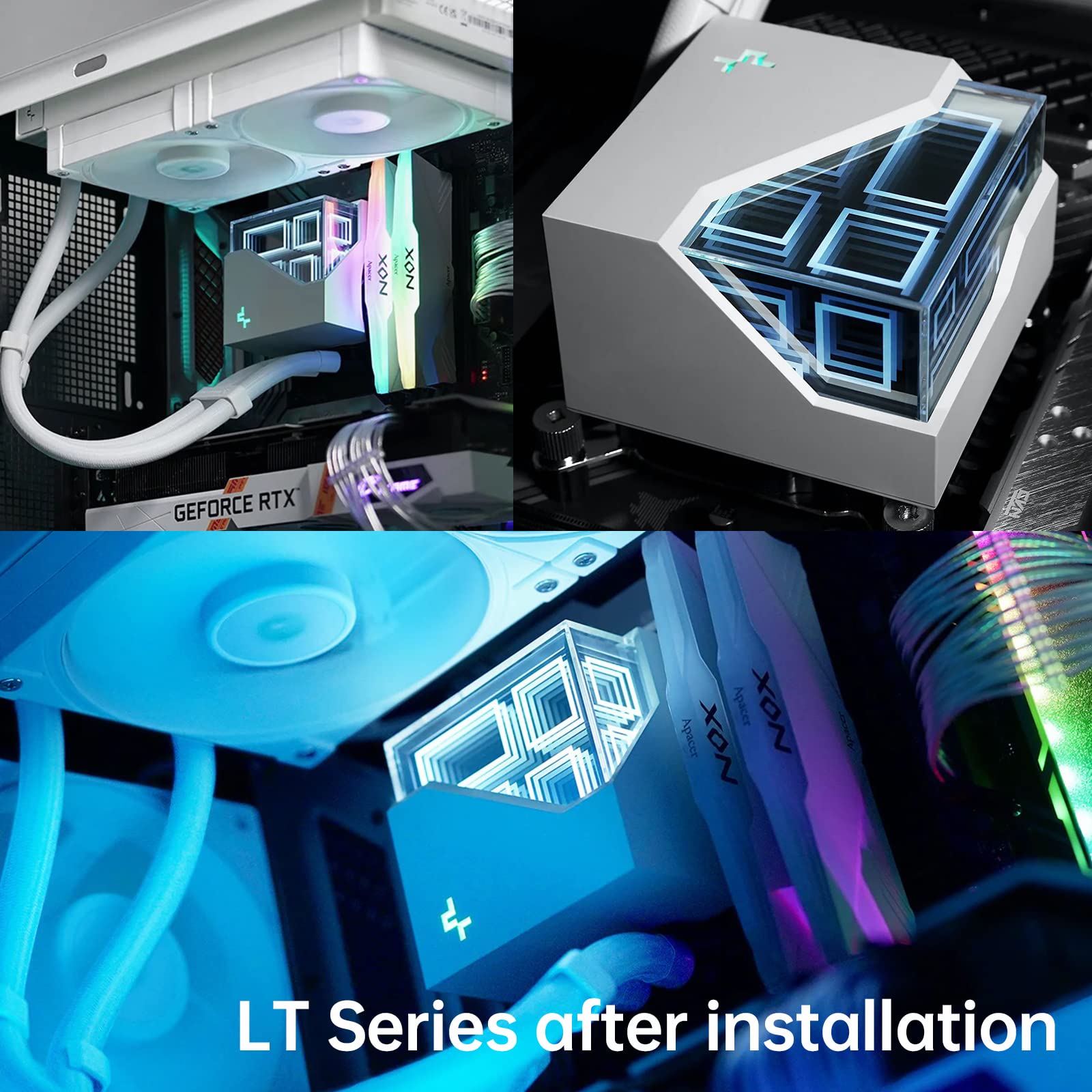 Mua LT720 CPU Water Cooler WH 360mm 4th Gen-Dual Chamber Pump 3100RPM Multidimensional Infinity ...