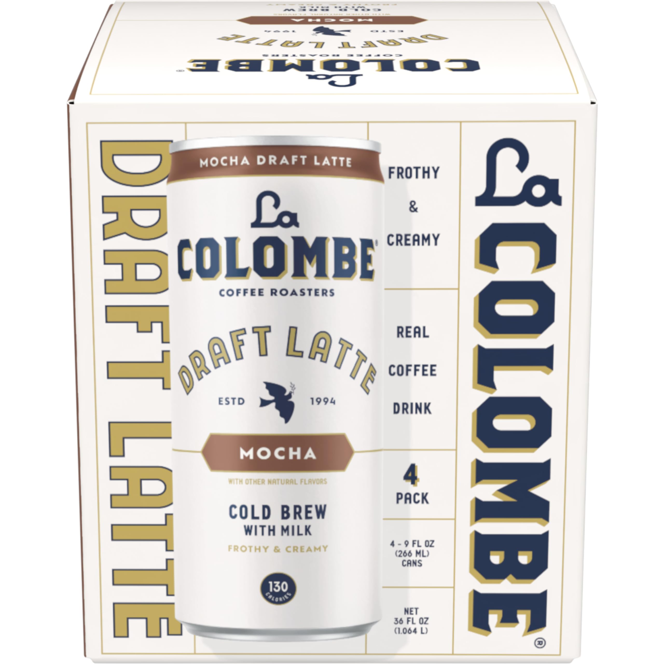 exp date 1/17/2024---La Colombe Mocha Draft Latte - 9 Fluid Ounce, 4 ...