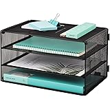 Amazon.com : ProAid Mesh Office Desk Organizer 3-Tier Stackable Letter ...