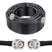Amazon.com: MOOKEERF BNC Male to BNC Female Coaxial Cable 50 ohm RG8X Coax Cable Ultra Low Loss ...