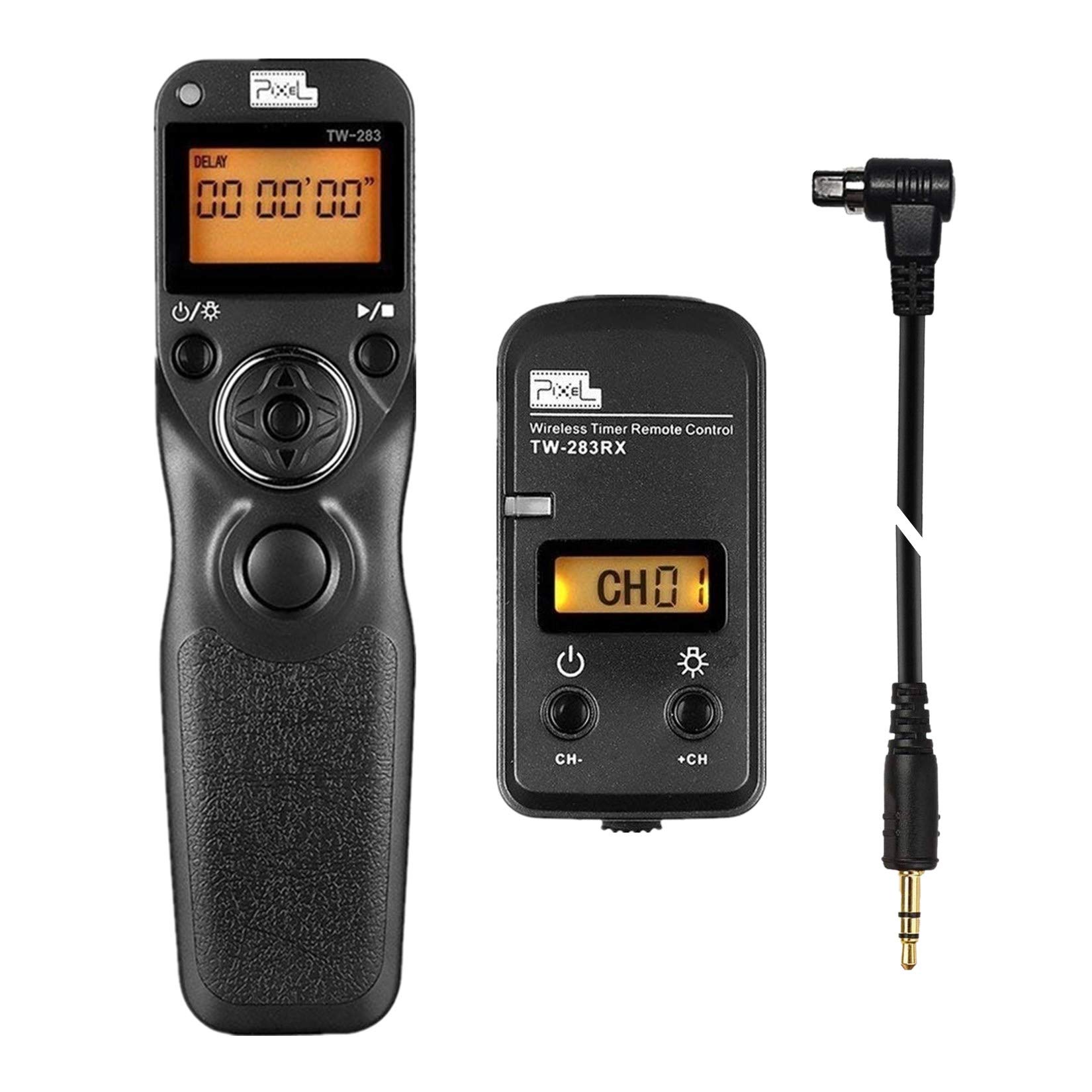 Pixel Timer Shutter Release TW283-N3 Wireless Remote Control Compatible with Canon 5D Mark-III ...