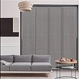 Amazon.com - GoDear Design Deluxe Adjustable Sliding Panel Track Blind 45.8"- 86" W x Up to 96 ...