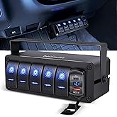 Amazon.com: Nilight 6 Gang Rocker Switch Box 12V SPST ON Off PD Type C ...