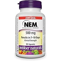 Webber Naturals Natural Eggshell Membrane (NEM), Capsule, 500 mg, 90 ...