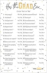 Amazon.com: Has The Grad Ever Graduation Party Game - 25 Cards : Toys ...