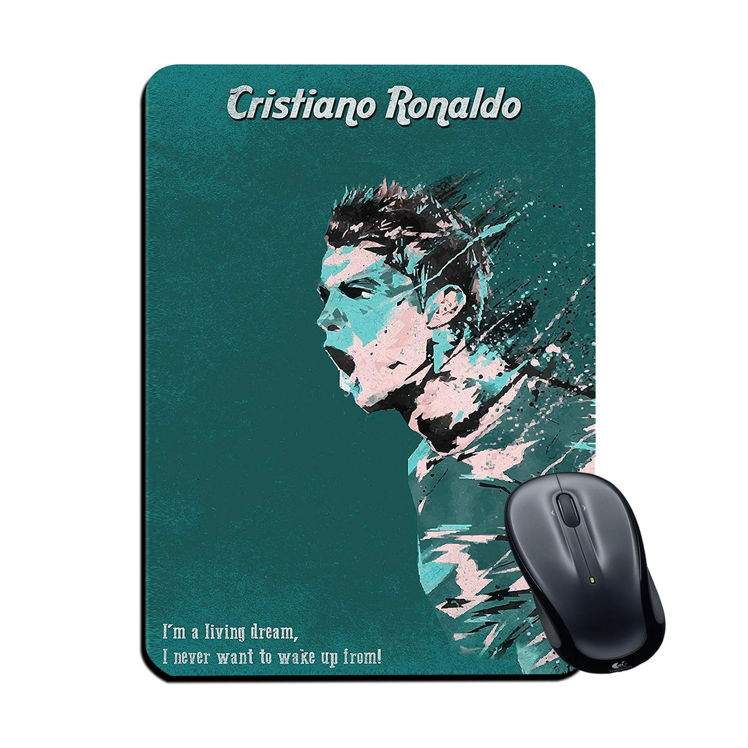 Plan To Gift Gaming Mouse Pad Cristiano Ronaldo I'm a Living Dream ...