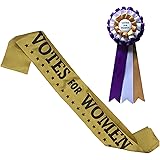 Amazon.com: Suffragette Suffragist 3-Item Sash, Rosette, Votes for ...
