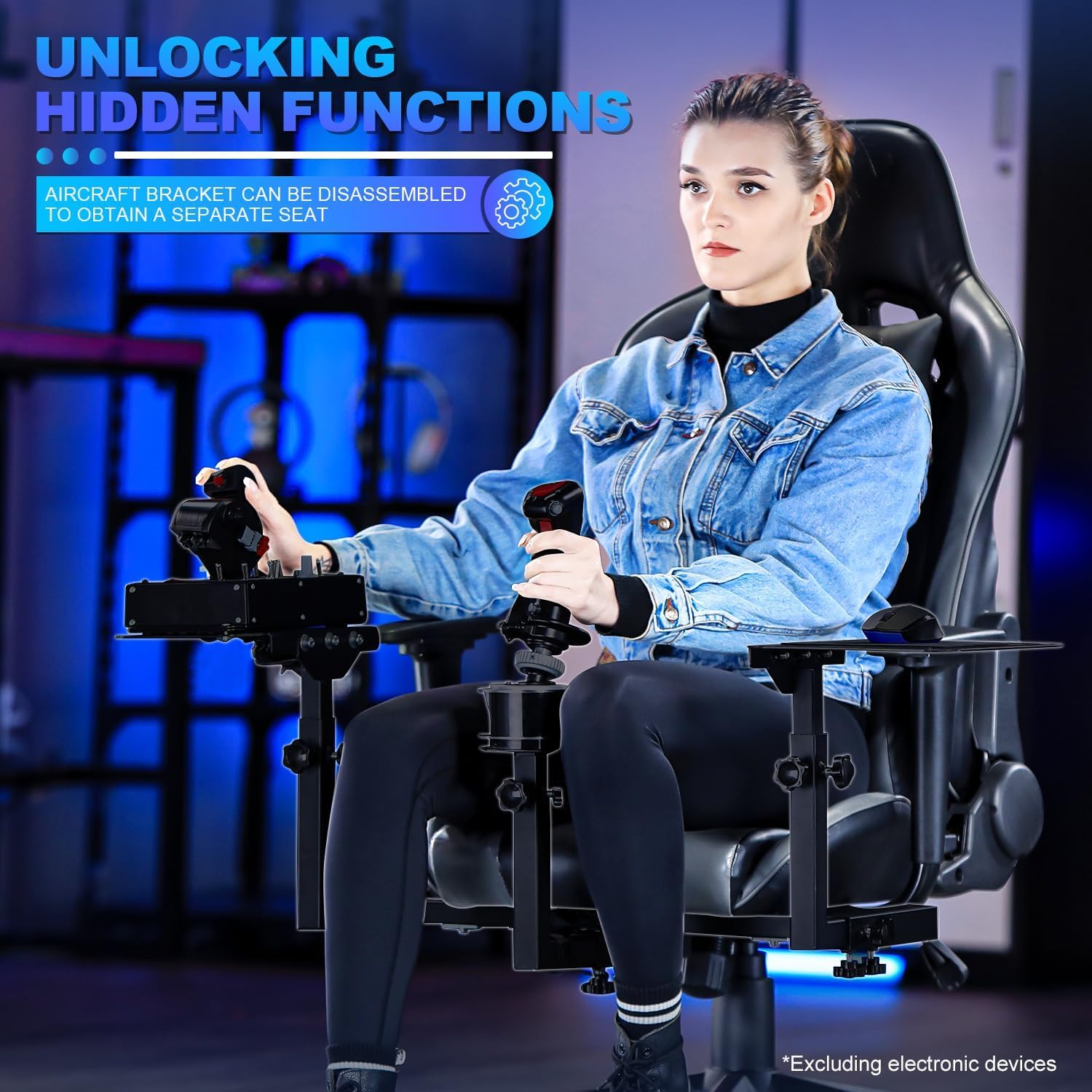 Mua Marada Flight Joystick Hotas Mount with Chair Adjustable Compatible ...