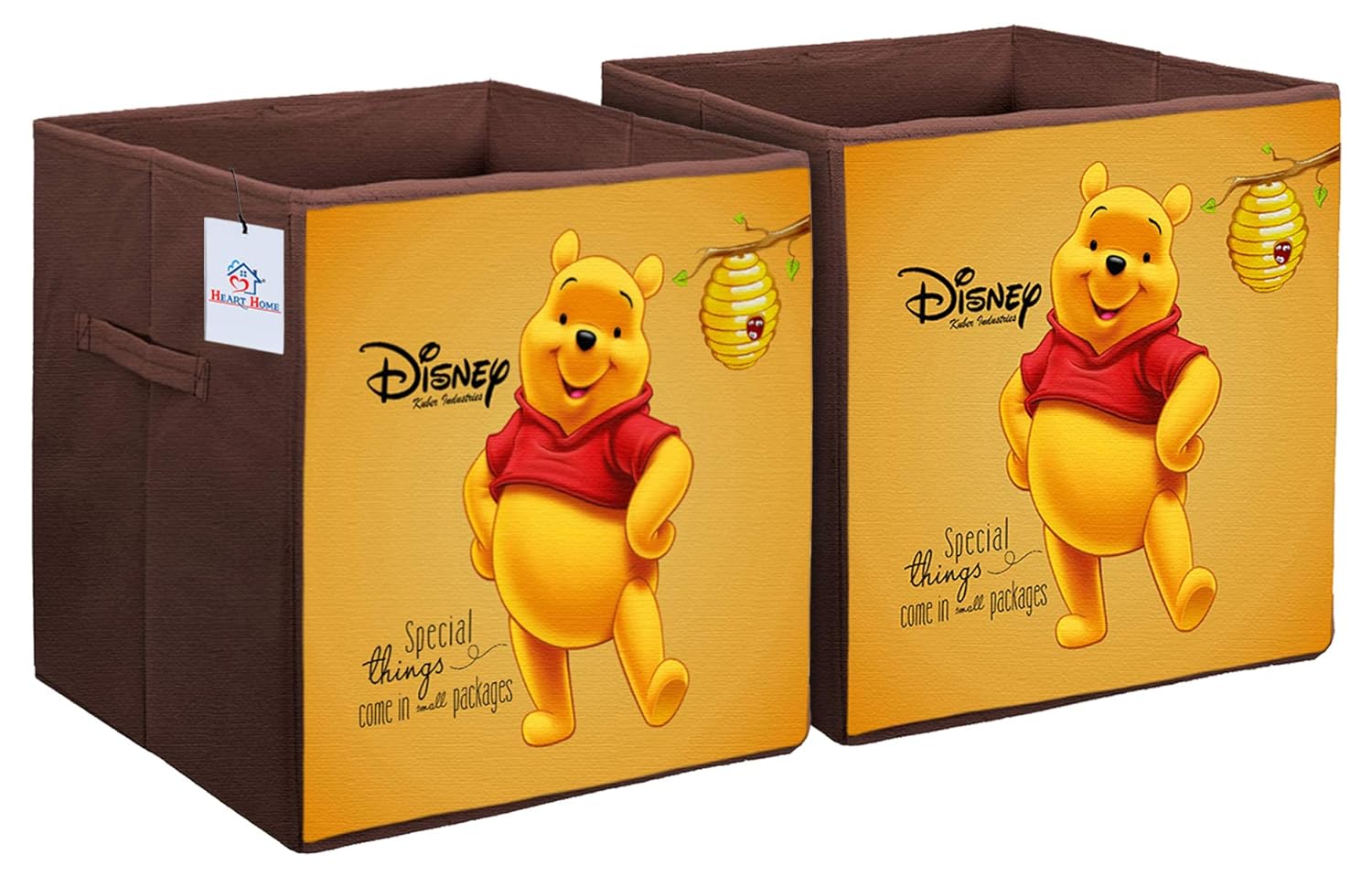 Heart Home Disney Winnie-The-Pooh Print Non Woven Fabric 2 Pieces ...