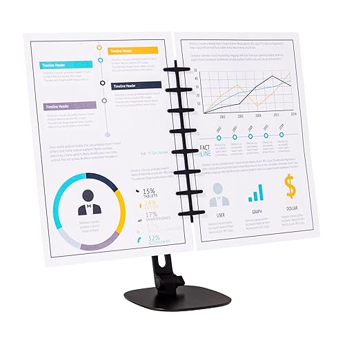 Note Tower Desktop Titan Document Holder for Typing | Compact 2 Page ...