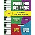 Piano for Beginners Starter Pack Sheet Music Collection: Piano Songbook ...