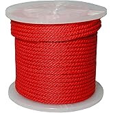 T.W Evans Cordage Co. 98333 3/8-Inch by 300-Feet Solid Braid Propylene ...