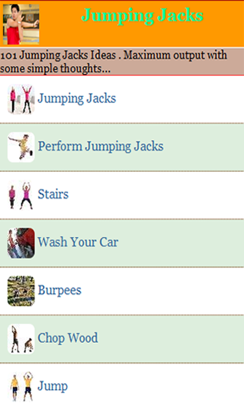 101 Jumping Jacks Ideas:Amazon.com:Appstore for Android