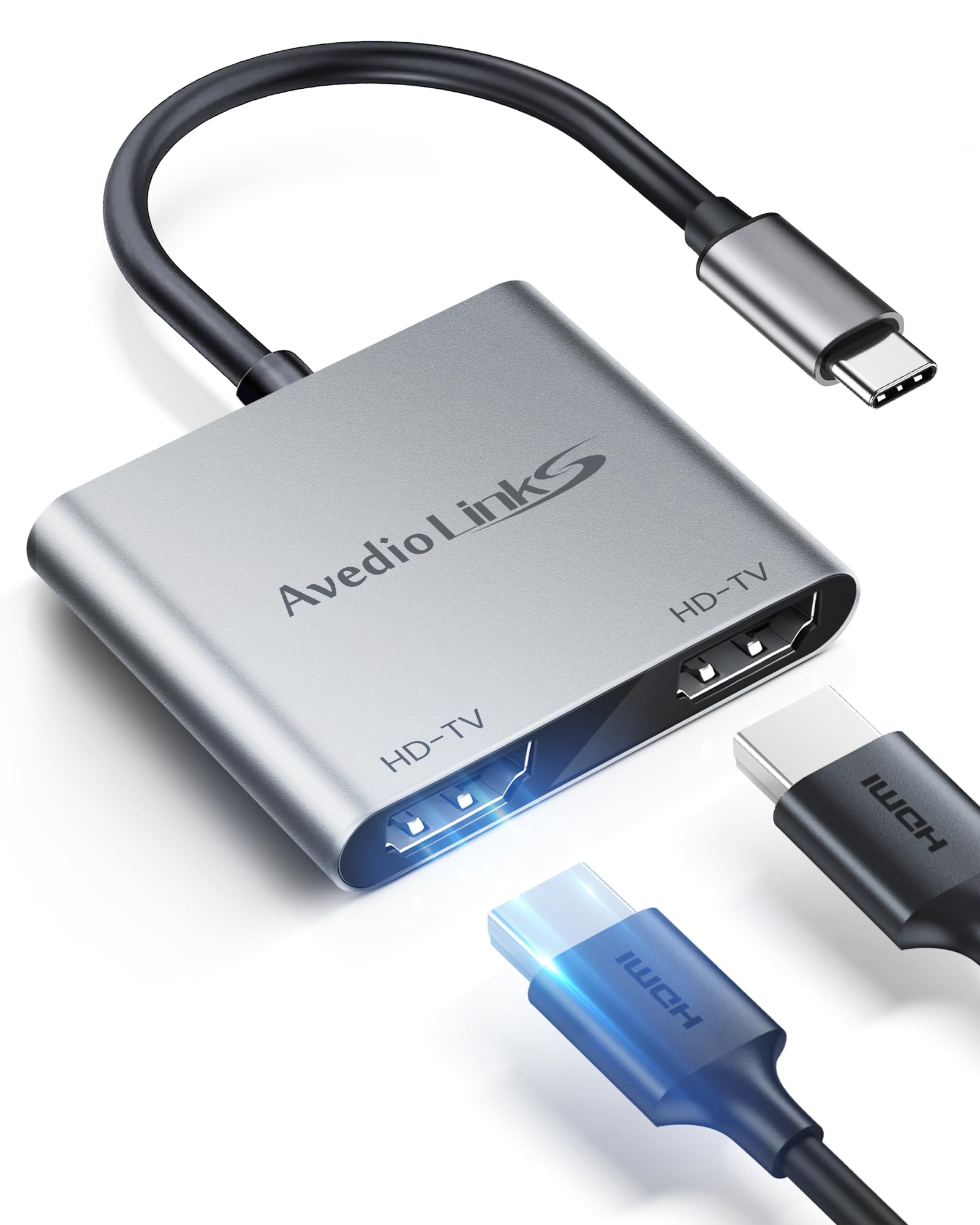 Mua avedio links 4K@60Hz USB C to Dual HDMI Adapter, USB C to HDMI ...
