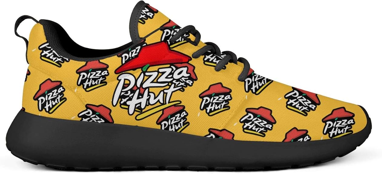 Pizza-Hut-Logo- Running Shoes for Men American Football Lightweight ...