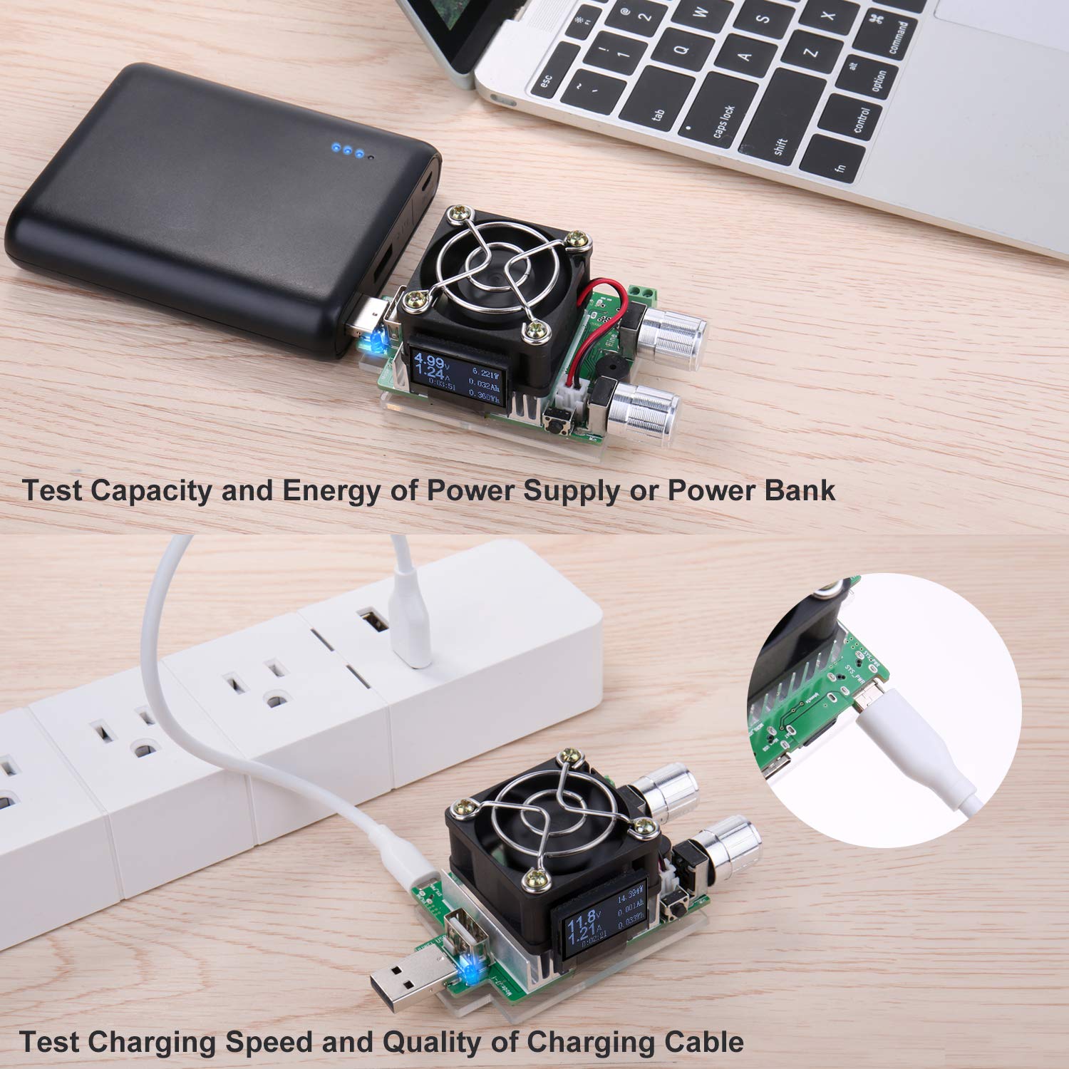 Mua USB Power Meter, Eversame 35W Adjustable Constant Current ...