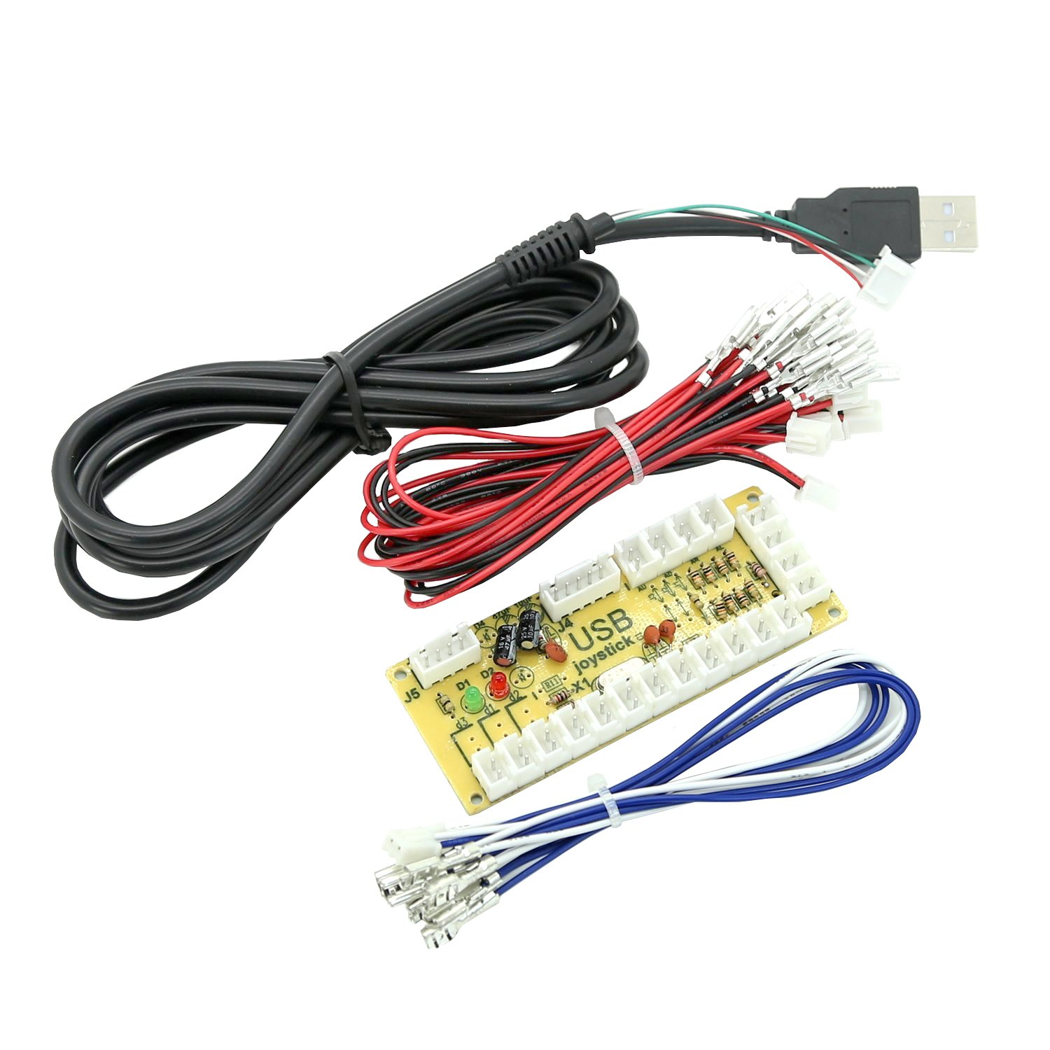 Buy Amatek Zero Delay Arcade USB Encoder Pc to Joystick for Mame Jamma ...