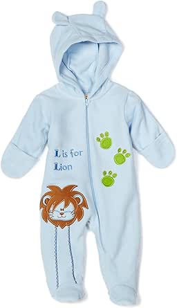 Amazon.com: absorba Baby Boys' Newborn Lion Microfleece Pram Dress ...