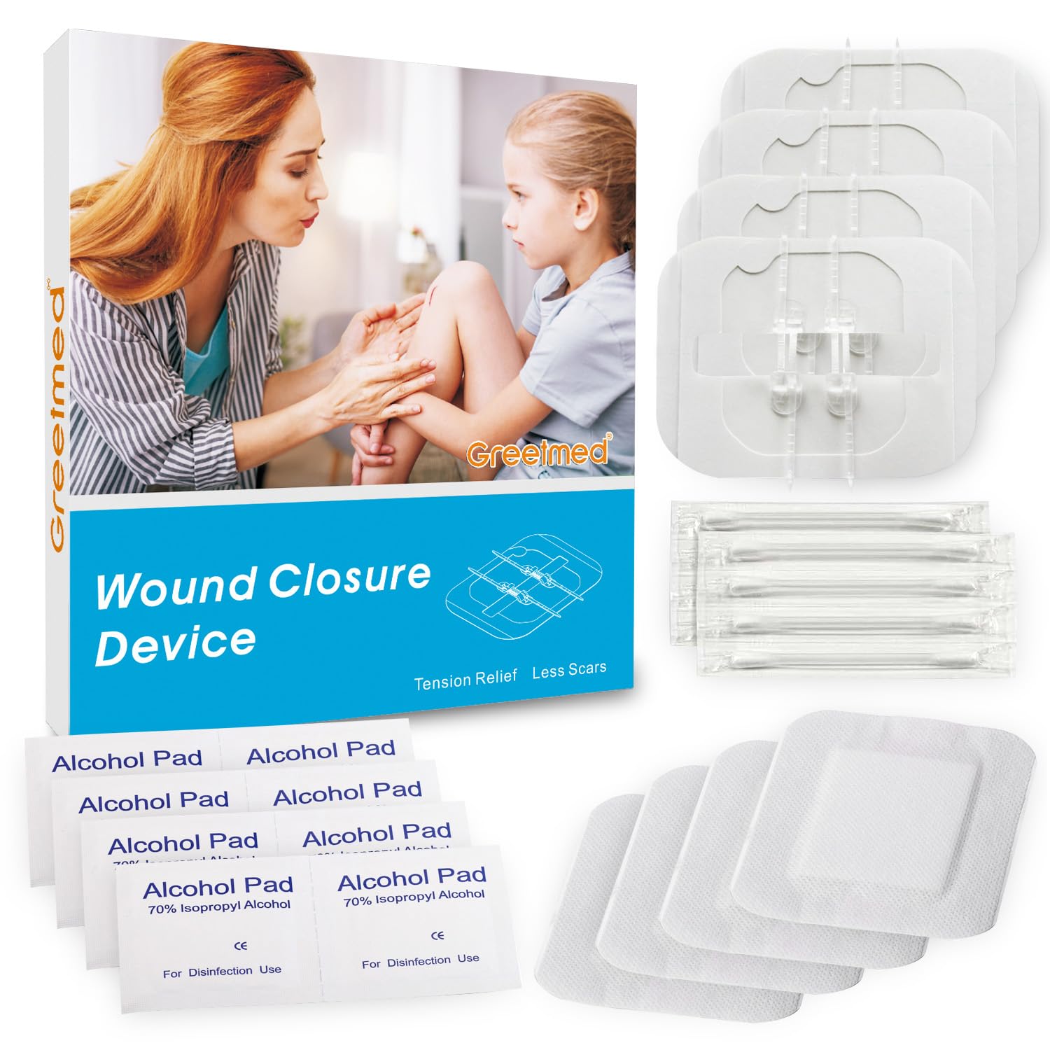 Mua Zip Stitch Emergency Wound Closure Strips 4Pcs Laceration Closure ...