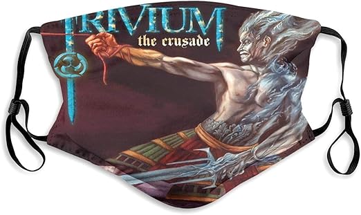 Trivium The Crusade Face Mask Adjustable Adult Men's Dust Reusable Mask ...