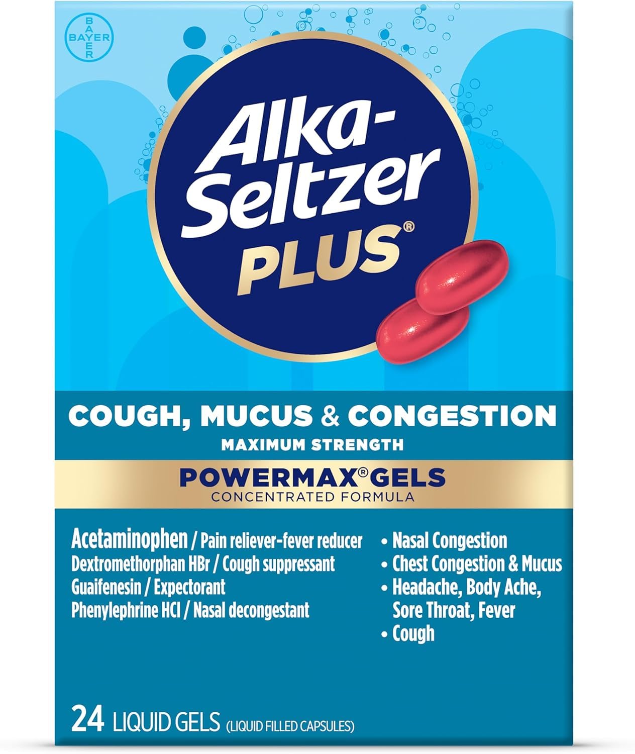 Mua Alka-Seltzer Plus Maximum Strength Cough, Mucus & Congestion ...