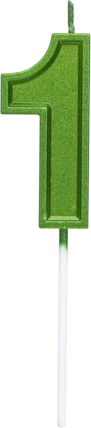 Amazon.com: 2.76 Inches Large Number Candles Birthday Candles Cake ...