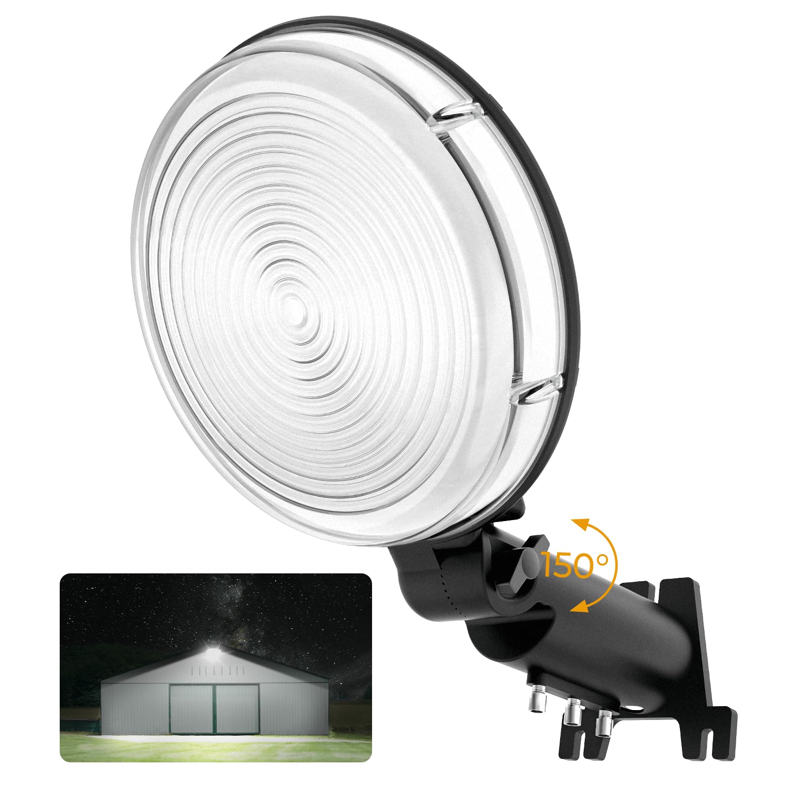 toberich LED Barn Light, 100W 12000LM Dusk to Dawn Outdoor Lighting ...