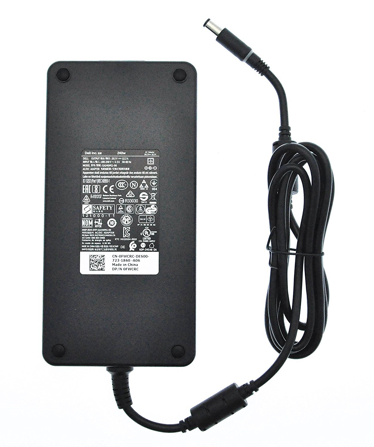 Accessori M6800 240W AC ADAPTER WITH POWER CORD FWCRC FHMD4 J938H 450 ...