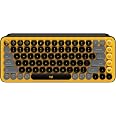 Amazon.com: Logitech POP Keys Mechanical Wireless Keyboard with ...