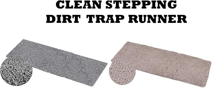 Amazon.com: Clean Stepping Dirt Trap Runner Tan: Home & Kitchen