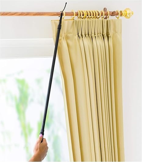 Drapery Pull Rod - The Original 36-62" Universal Telescoping Drapery ...