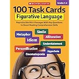 Amazon.com: 100 Task Cards in a Box: Figurative Language: Mini-Passages ...