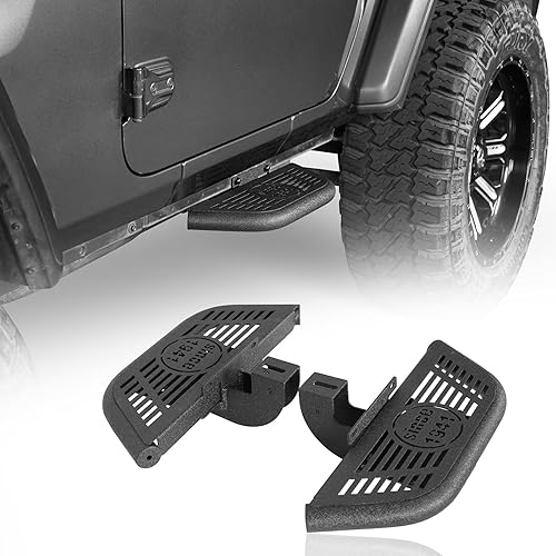 Hooke Road JL 2-Door Running Boards Side Hoop Steps Foot Pedal for Jeep ...