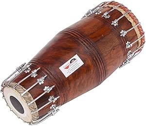 Amazon.com: North Indian Pakhawaj Drum - Bolt Tuned, Hand Made ...