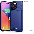 Amazon.com: QTshine Battery Case for iPhone 14 Pro Max,14 Plus and 13 ...