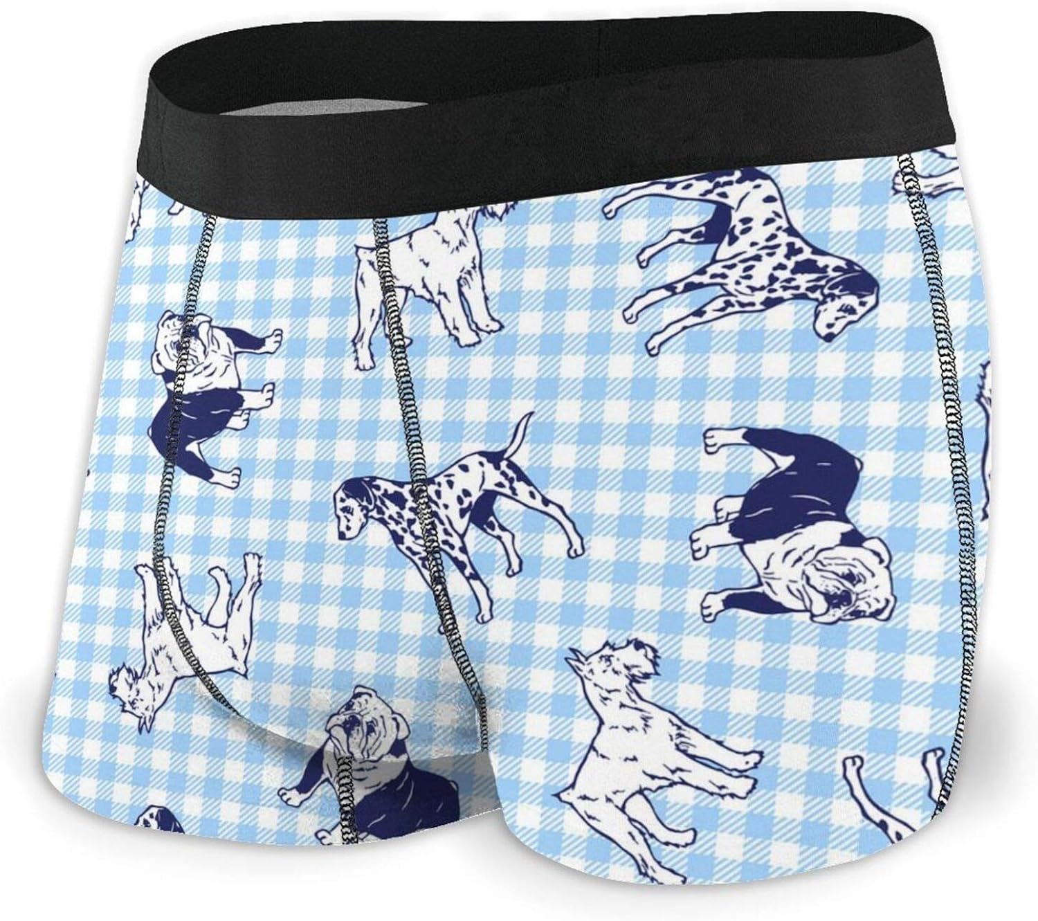 Amazon.com: Scottish Terrier Plaid Scotty Dog Men's Comfortable ...