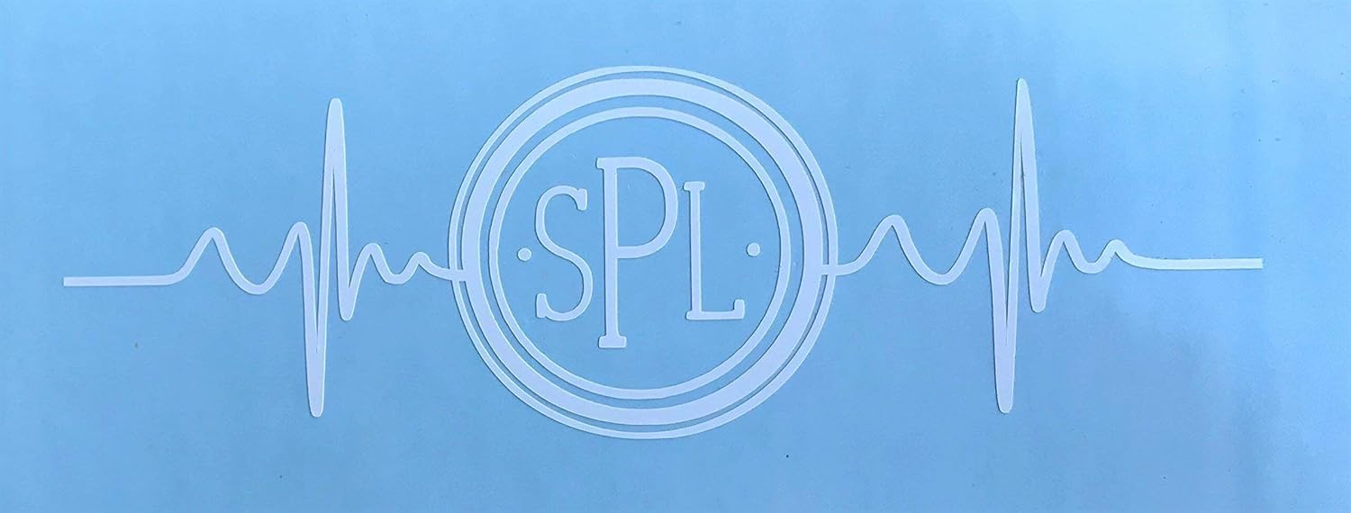 Amazon.com: Custom Pulse EKG Nursing Monogram Decal - Personalized ...