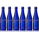 Amazon.com: Saratoga Sparkling Spring Water, 28oz Cobalt Blue Glass ...