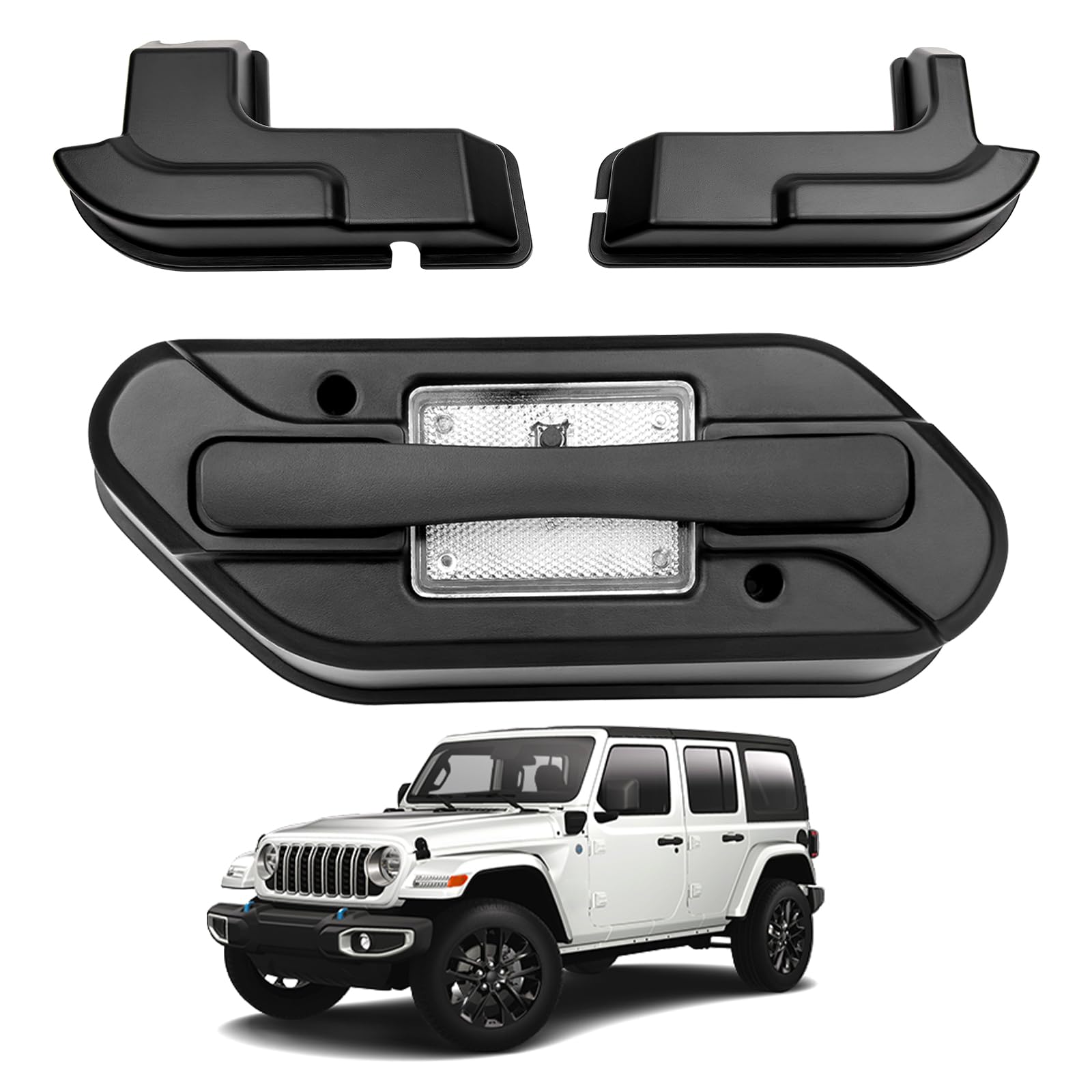 OUSUWO Rear Window Grip Handle Compatible with Jeep Wrangler (JL) 2018 ...