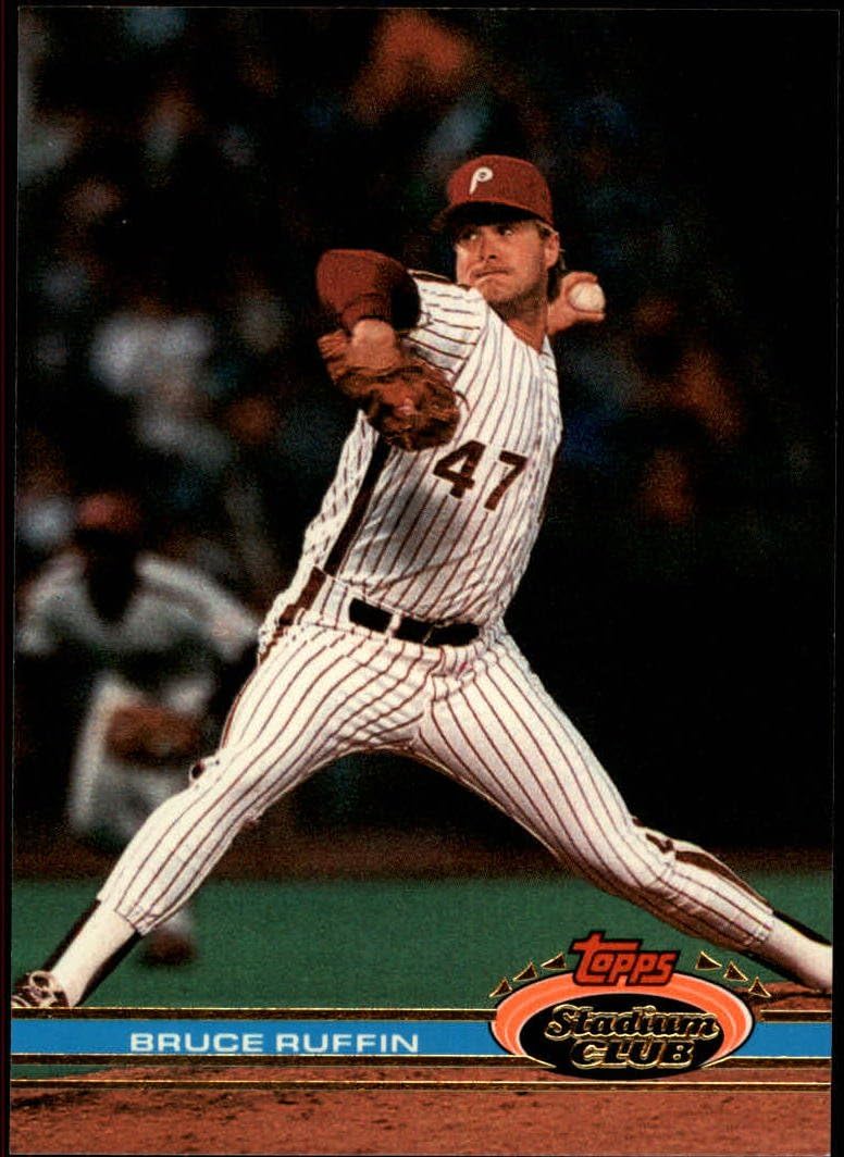 Amazon.com: 1991 Topps Stadium Club Baseball Card #89 Bruce Ruffin ...