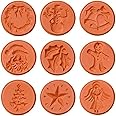 JBK Pottery Christmas Cookie Stamps, Set of 9 : Amazon.ca: Home